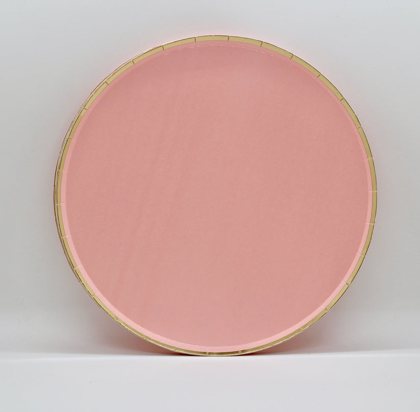 Light Pink Paper Plate Set - 69 pieces! – YourPartyBox.com