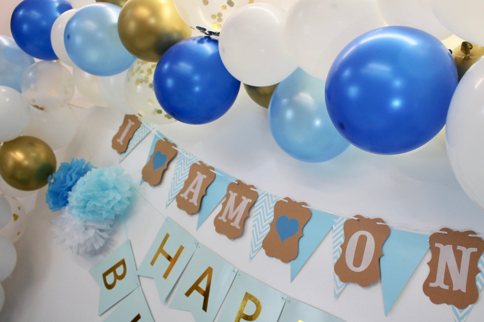 1st Birthday (Blue) Party Box – YourPartyBox.com